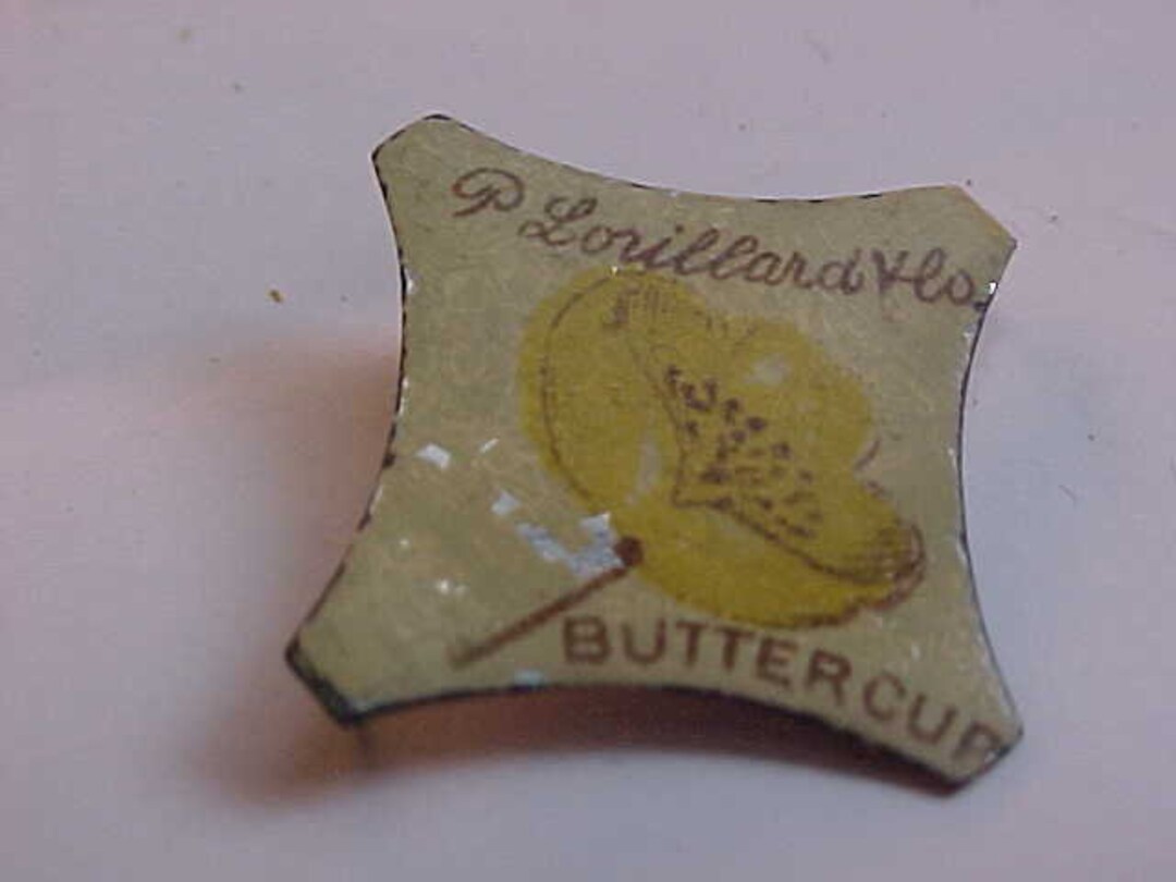 C1900-20s Buttercup P. Lorillard Co. Jersey City, N.J. Tin Litho ...
