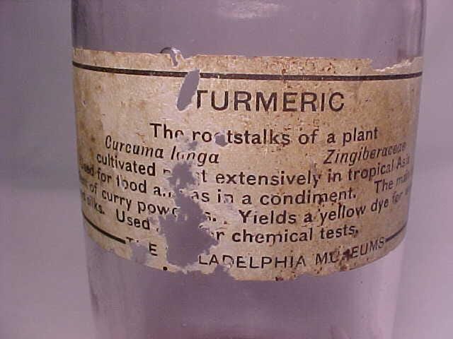 C1900 Simplex Half Pint Canning Fruit Jar With a Turmeric Paper Label ...