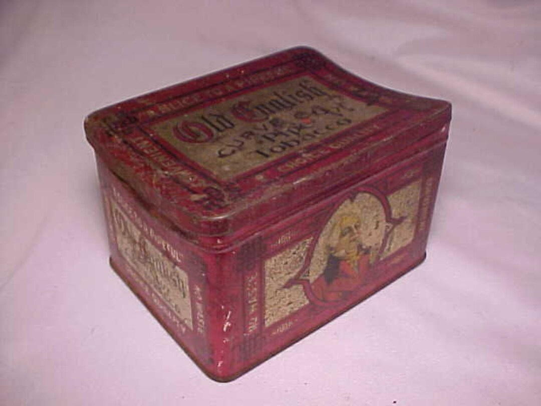 C1920-30s Old English Curve Cut Pipe Tobacco the American Tobacco Co ...