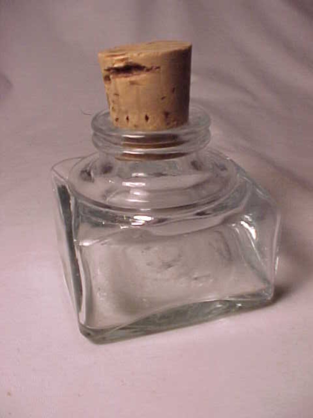C1920s Carter's 8 Cork Top Square Inkwell Ink Bottle With a Cork ...