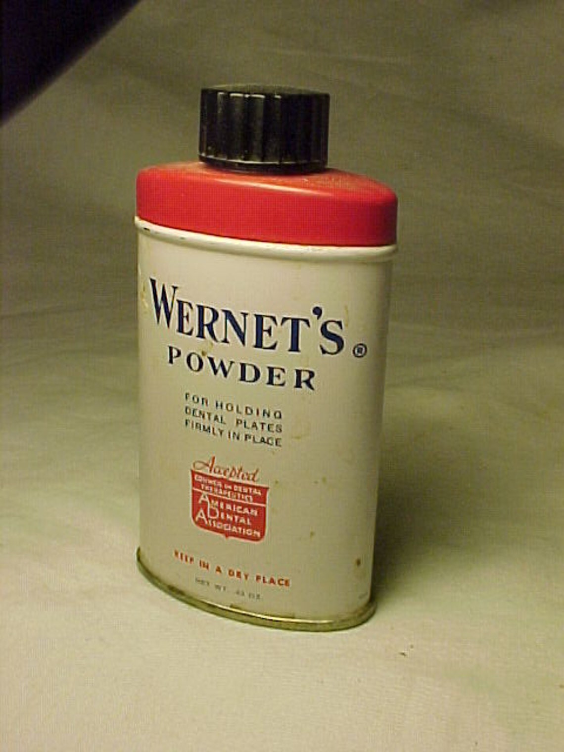C1940s Dr. Wernet's Powder for False Teeth Block Drug Co. - Etsy