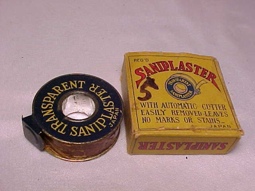 C1930-40 Transparent Saniplaster With Automatic Cutter Japan, First Aid ...