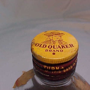 1937 Old Quaker Straight Rye Whiskey the Old Quaker Company ...