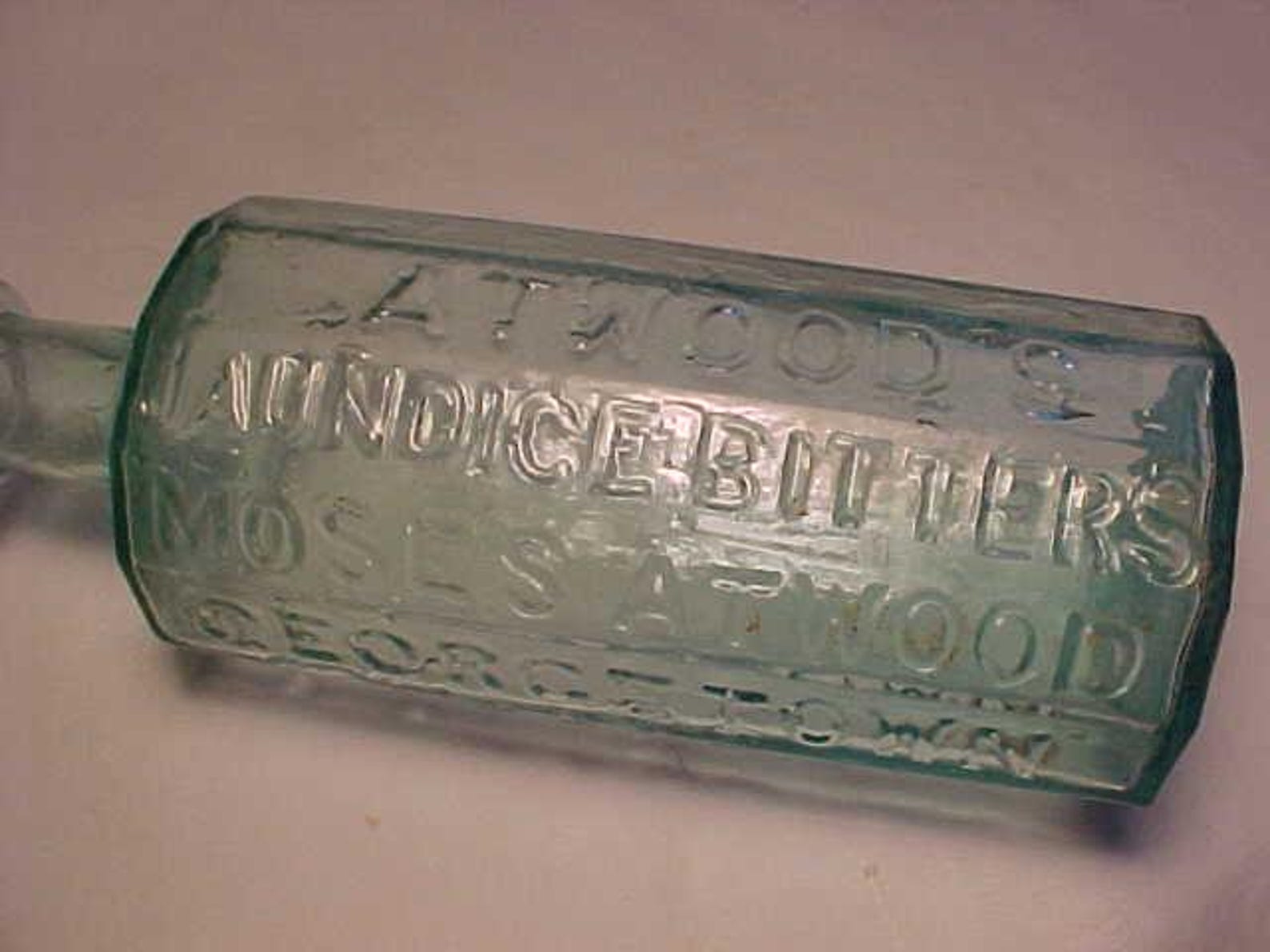 C1860 Atwood's Jaundice Bitters Moses Atwood Georgetown, Mass., Cork ...