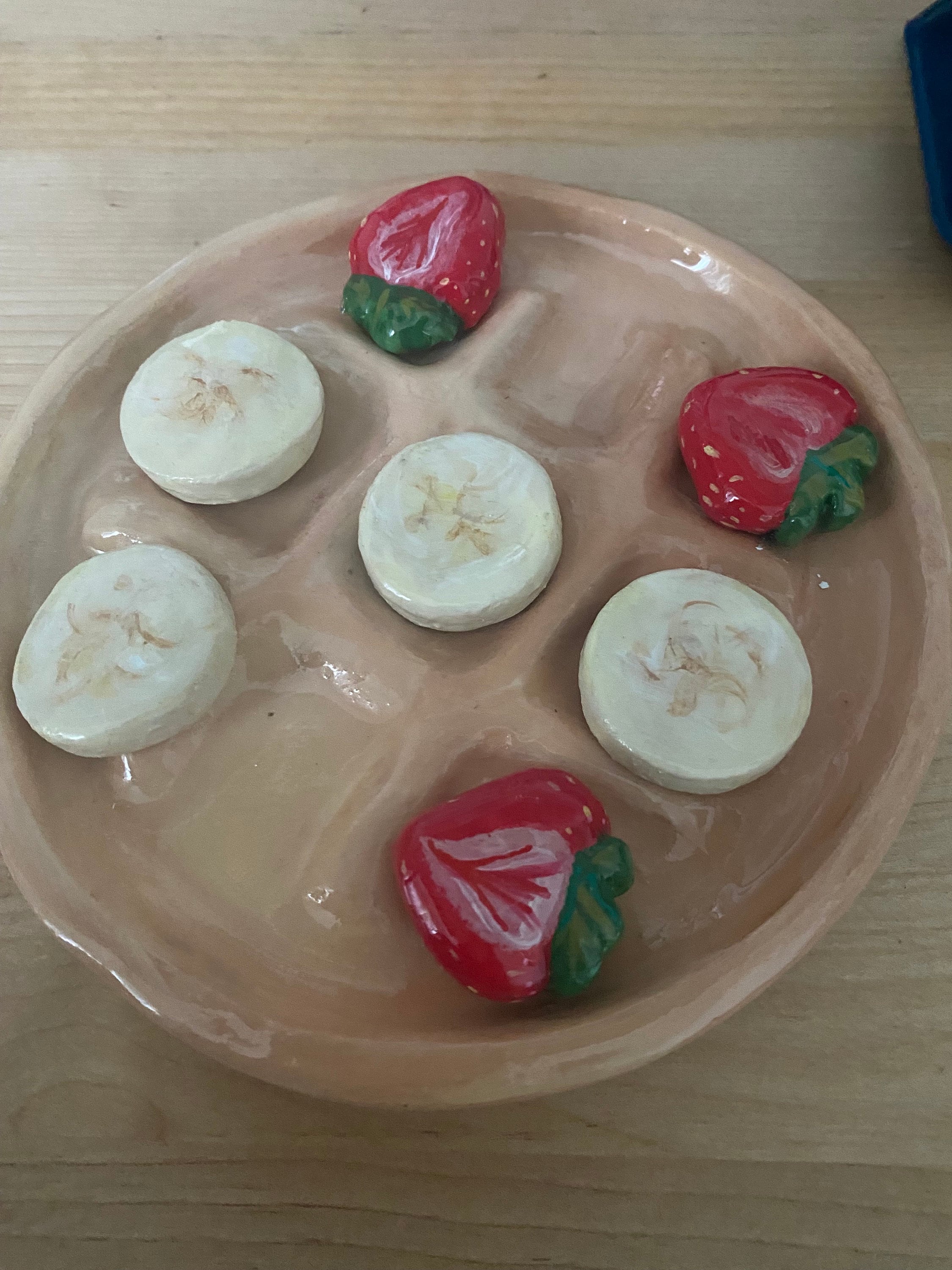 Clay Tic Tac Toe Board, Pancake Waffles Gift Breakfast Tictactoe Game ...