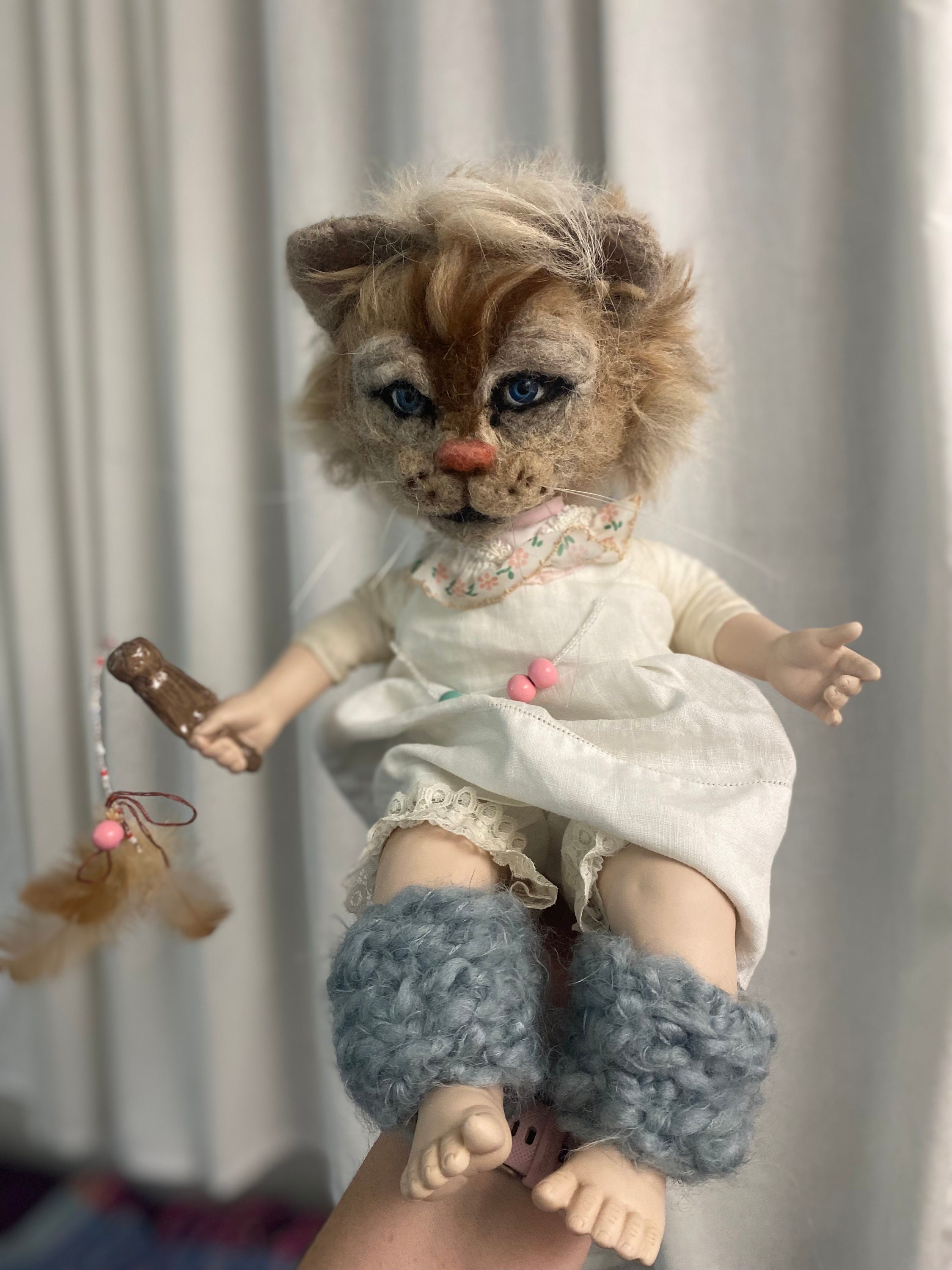 Felted Doll, Wierdcore Whimsy Human Animal Hybrids. 17 Ooak Art Doll - Etsy