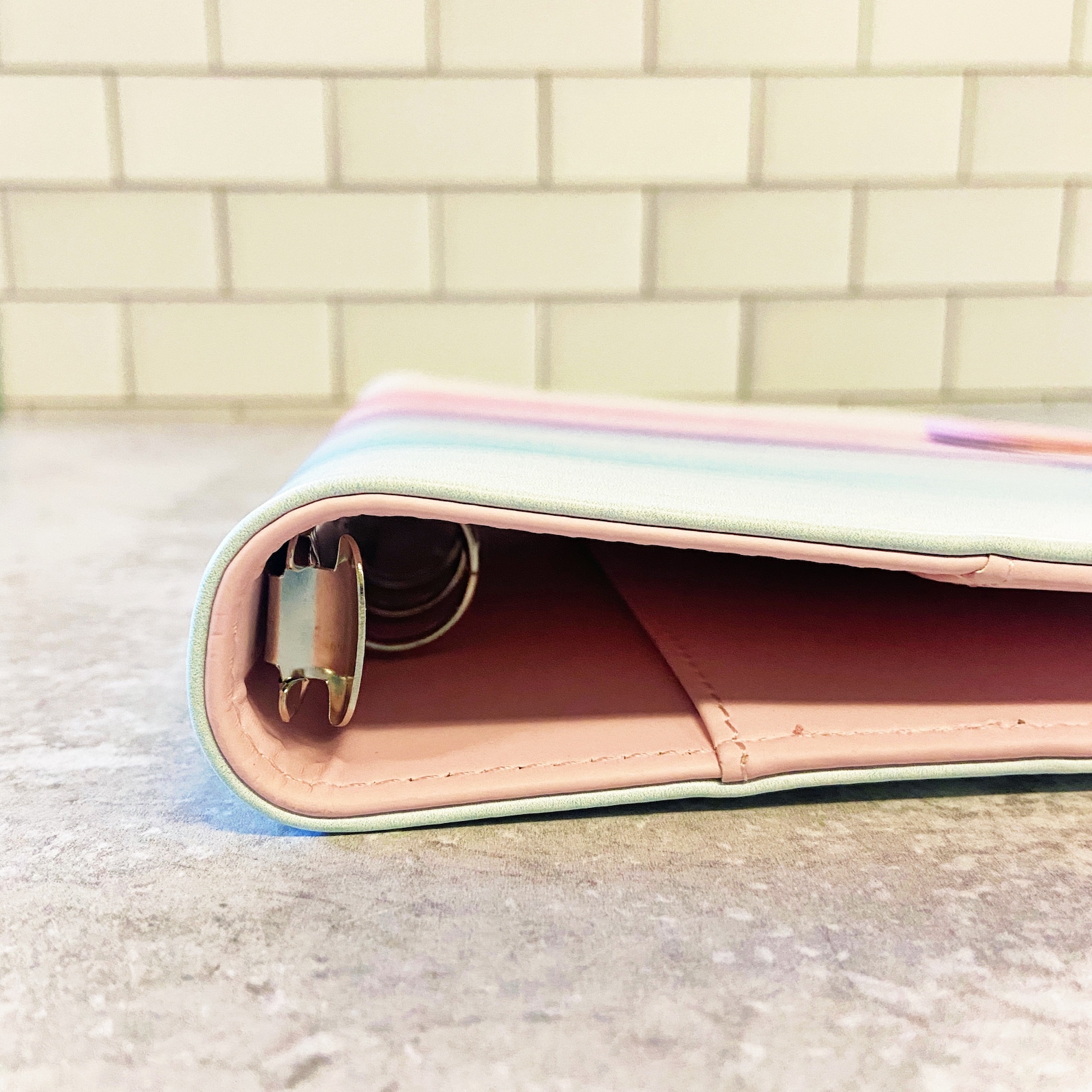 A5 6-hole Planner Binder - Nicole (pastel) Watercolor Design - Etsy