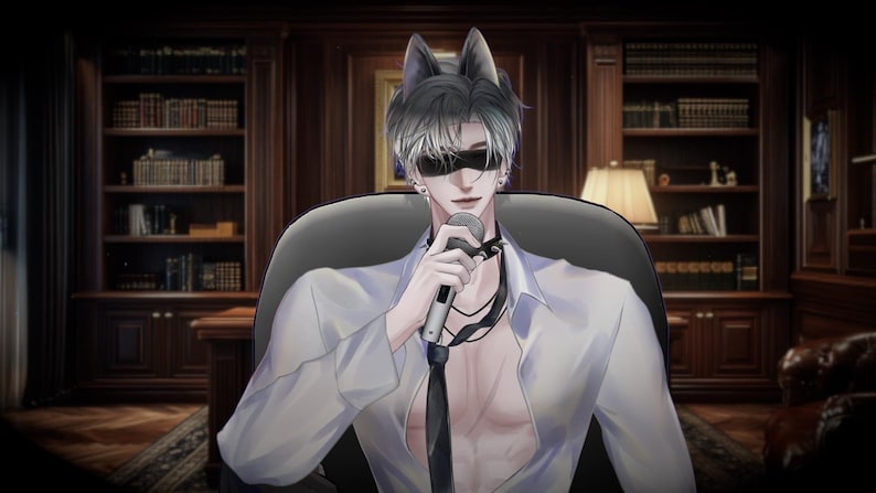 Live2d Model 【wolf Jack】 Vtuber Model - Etsy