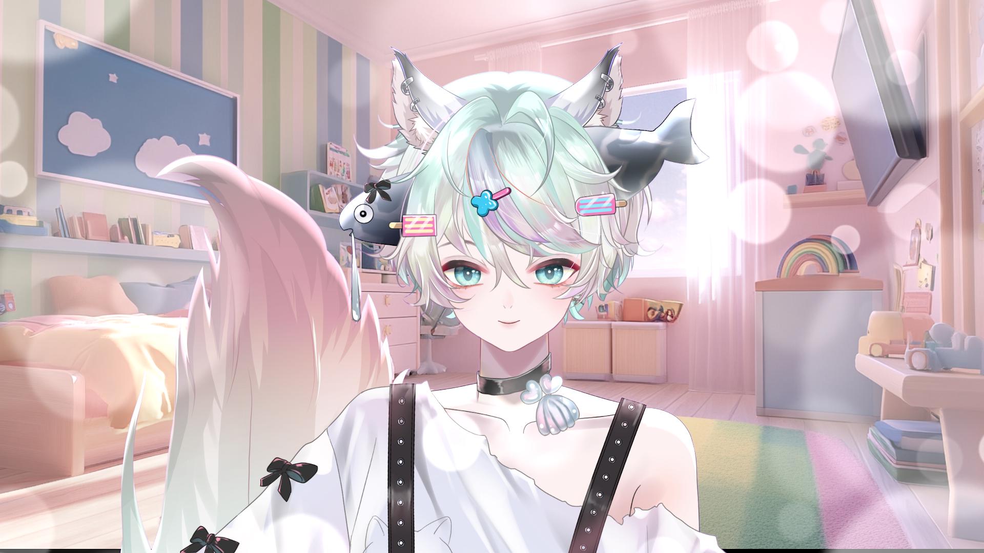 Live2d Model Squirrel Boy Summer Ver. (three Forms) Vtuber Model - Etsy