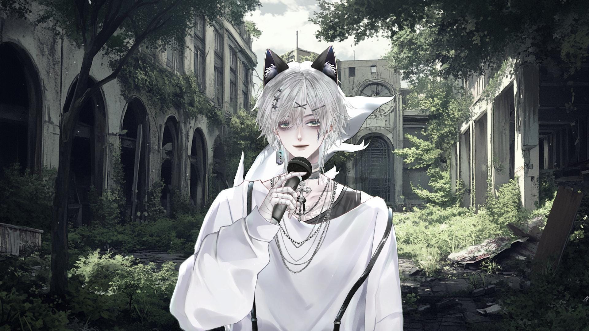 Live2d Model 【husky (dual Form) 】 Vtuber Model - Etsy