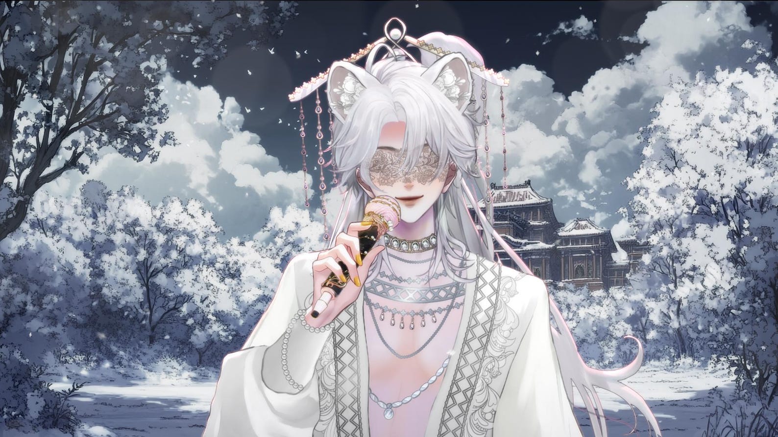 Live2d Model 【lion White Ver. 】 Vtuber Model - Etsy