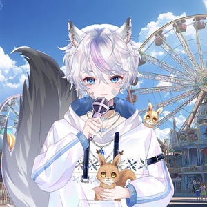 Live2d Model Squirrel Boy Vtuber Model - Etsy