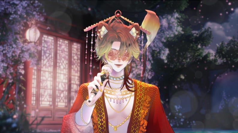 Live2d Model 【lion Red Ver. 】 Vtuber Model - Etsy