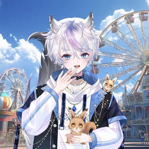 Live2d Model Squirrel Boy Vtuber Model - Etsy