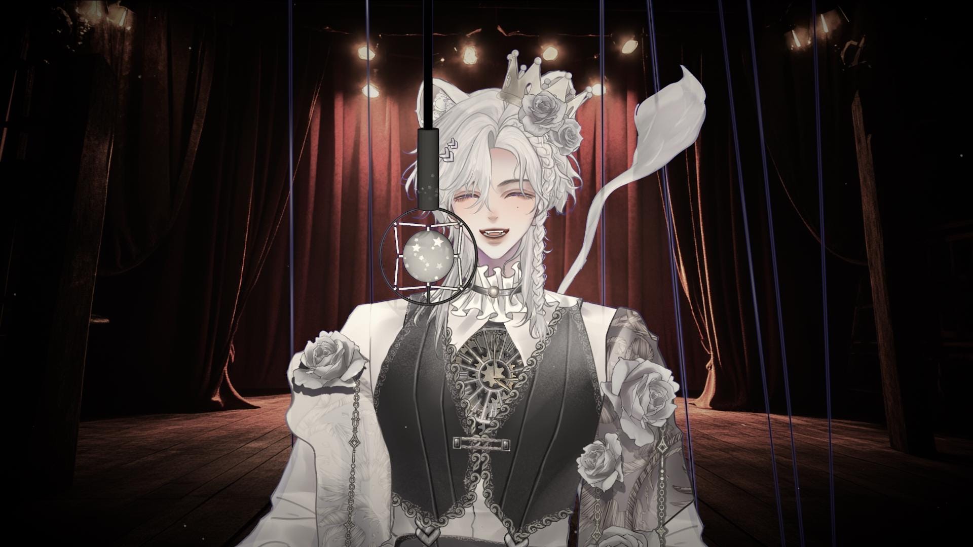 Live2d Model 【lion 2.0 White Ver. 】 Vtuber Model - Etsy