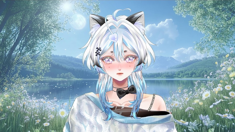 Live2d Model 【silver (dual Form) 】 Vtuber Model - Etsy