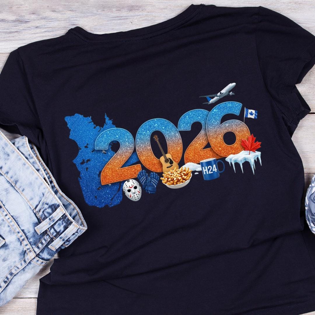 Quebec 2026 Art PNG – Canadian Icons Graphic, Poutine, Hockey, Maple ...