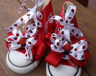 Ladybug shoes | Etsy