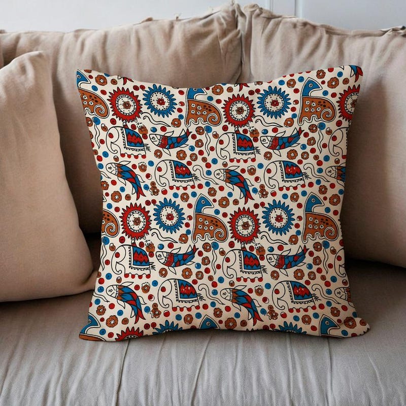 Mandala Cushion Cover - Etsy