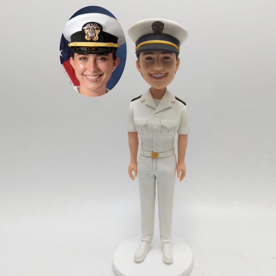 Personalized Military Bobblehead – Custom Soldier Gift, Officer ...