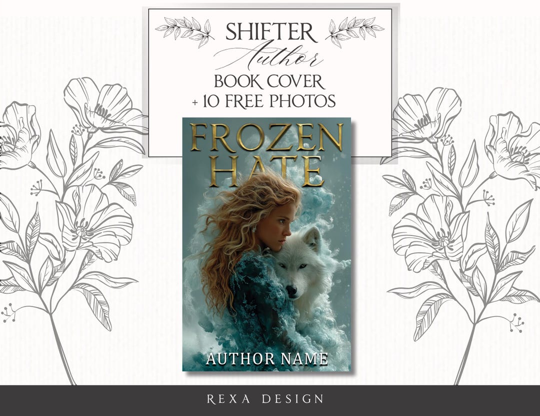 Premade Dark Fantasy Ebook Cover | Enemies to Lovers Book Cover | Wolf ...