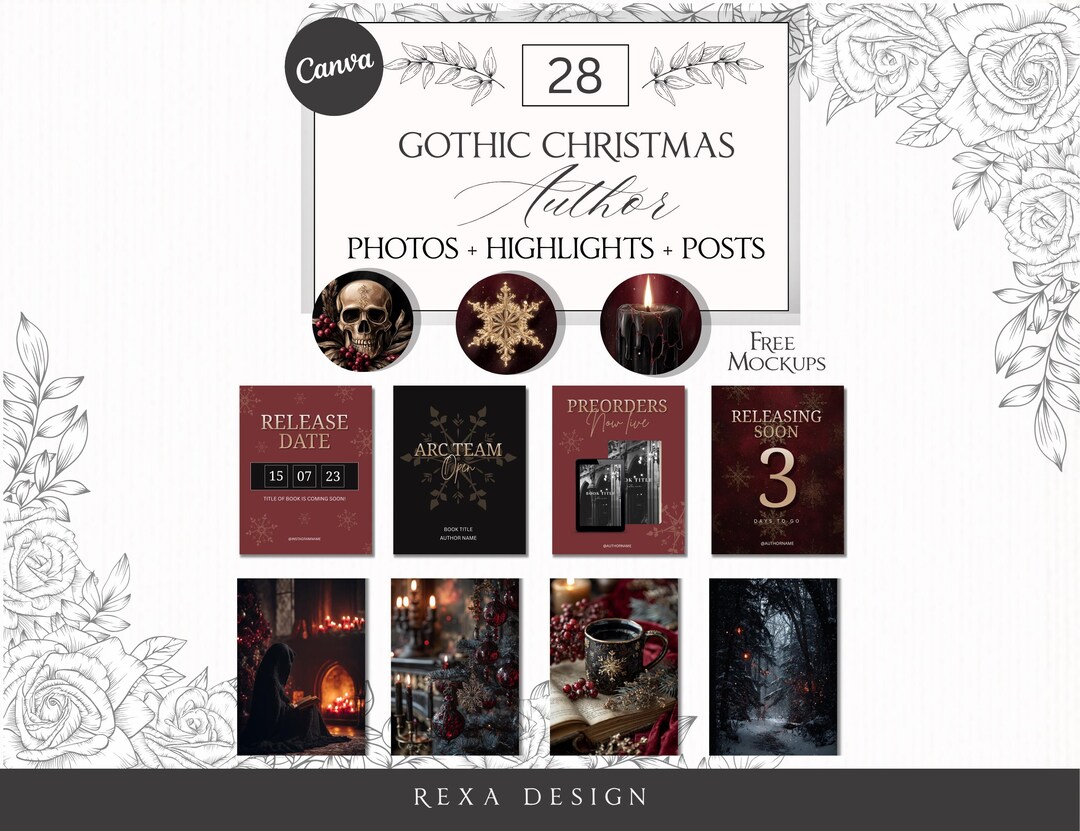 Gothic Dark Romance Vampire Mafia Christmas Author Instagram Bundle ...