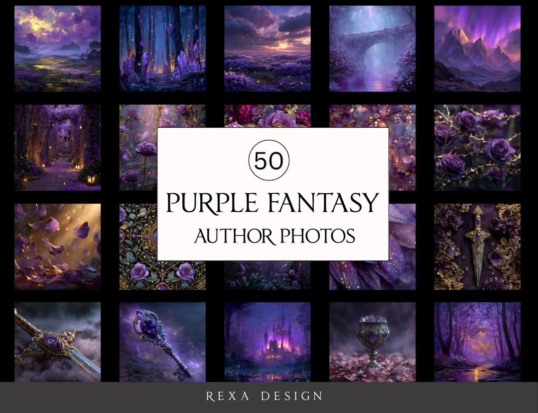 50 Purple Fantasy Author Photos | Fantasy Stock Image Pack for Authors ...