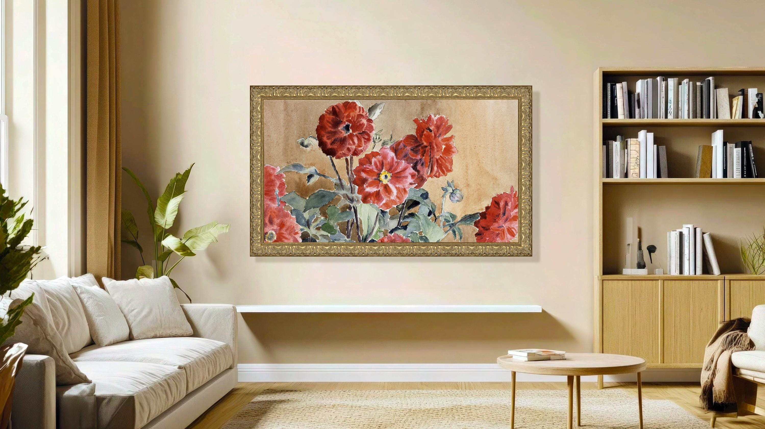 Verity Ornate Gold TV Frame – Universal Quality Tv Frame for Sony ...