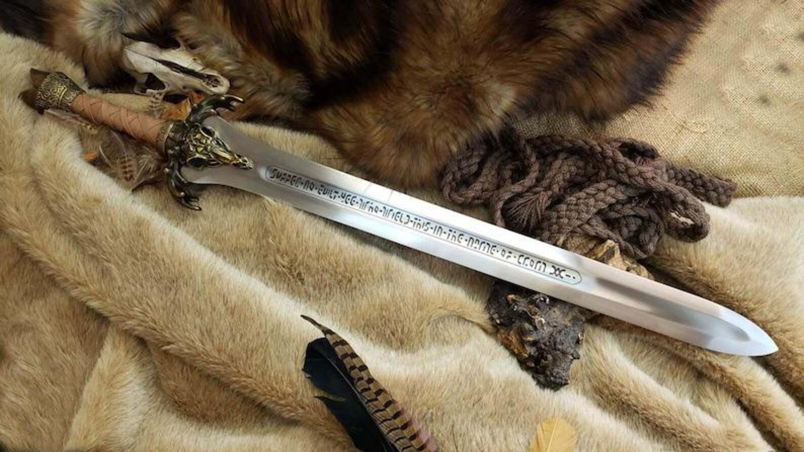 Conan the Barbarian Albion Father's Sword | Atlantean Hand Forged Blade ...