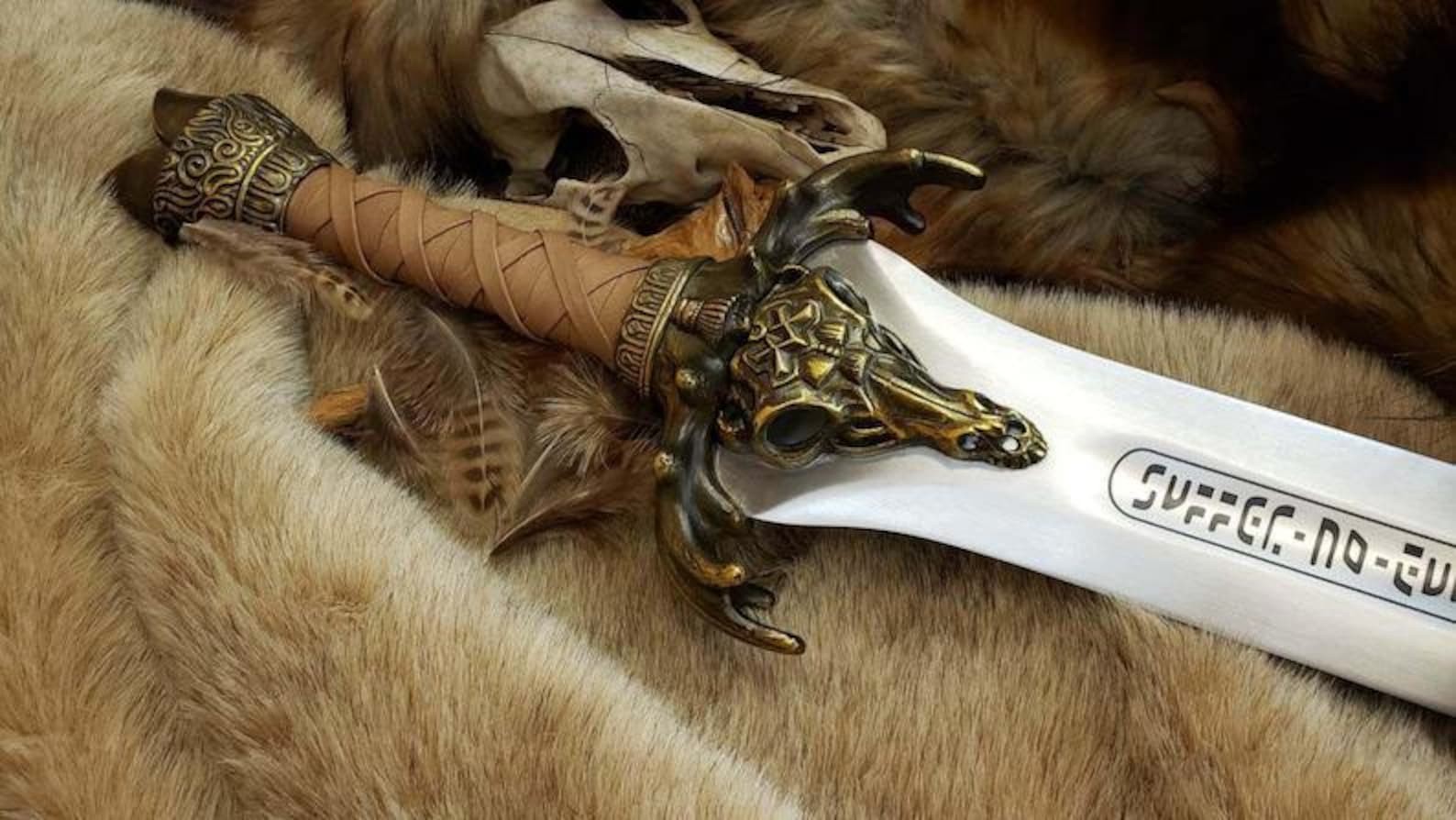 Conan the Barbarian Albion Father's Sword | Atlantean Hand Forged Blade ...