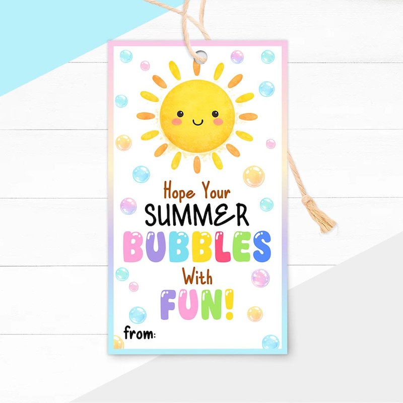 End of Year Gift Tags Bubbles - 60+ Gift Ideas for 2026