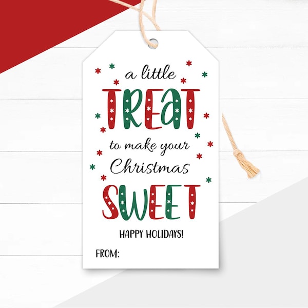 Christmas Treat Tags - Etsy