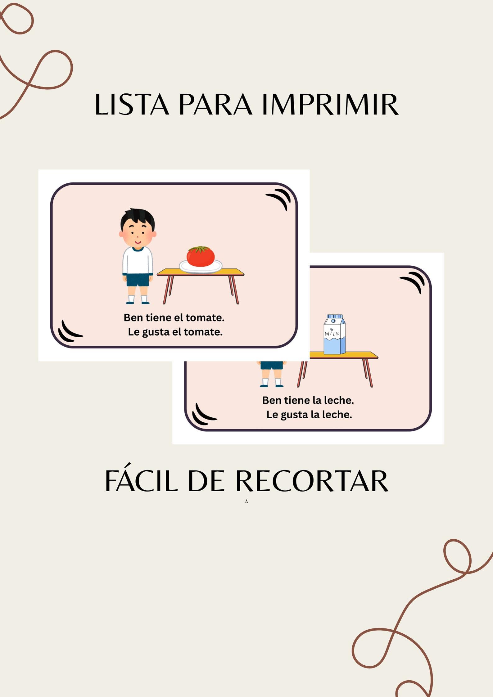 Spanish Food Flashcards: Historia Vocabulary, Printable PDF - Etsy