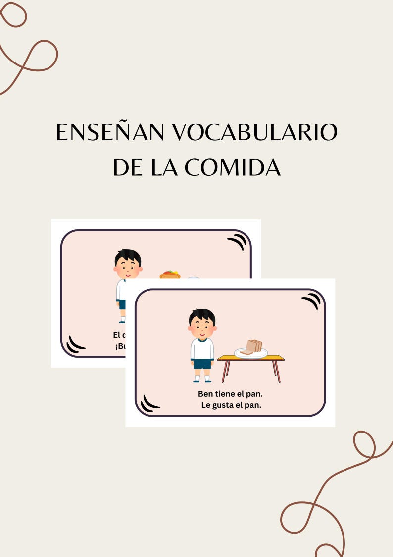 Spanish Food Flashcards: Historia Vocabulary, Printable PDF, Espanol ...