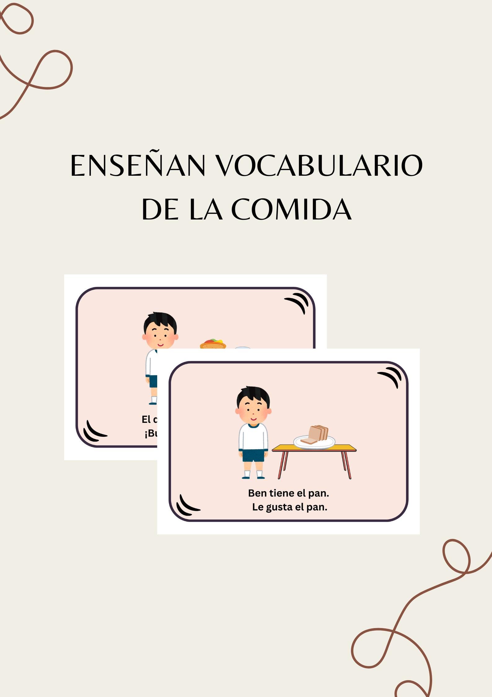 Spanish Food Flashcards: Historia Vocabulary, Printable PDF, Espanol ...