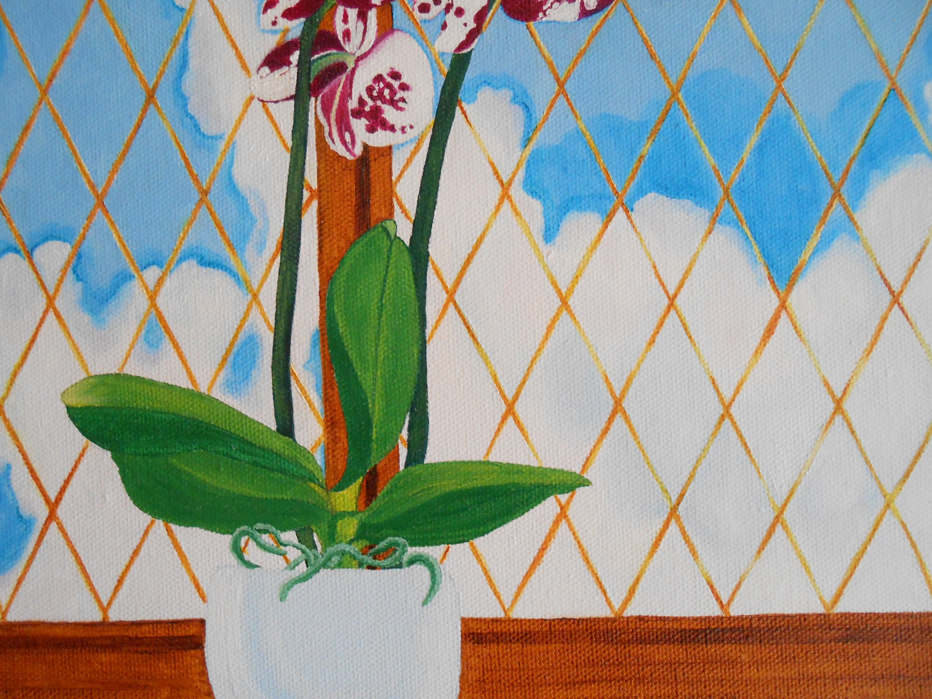 Posh Window Scene With Orchid - Etsy UK