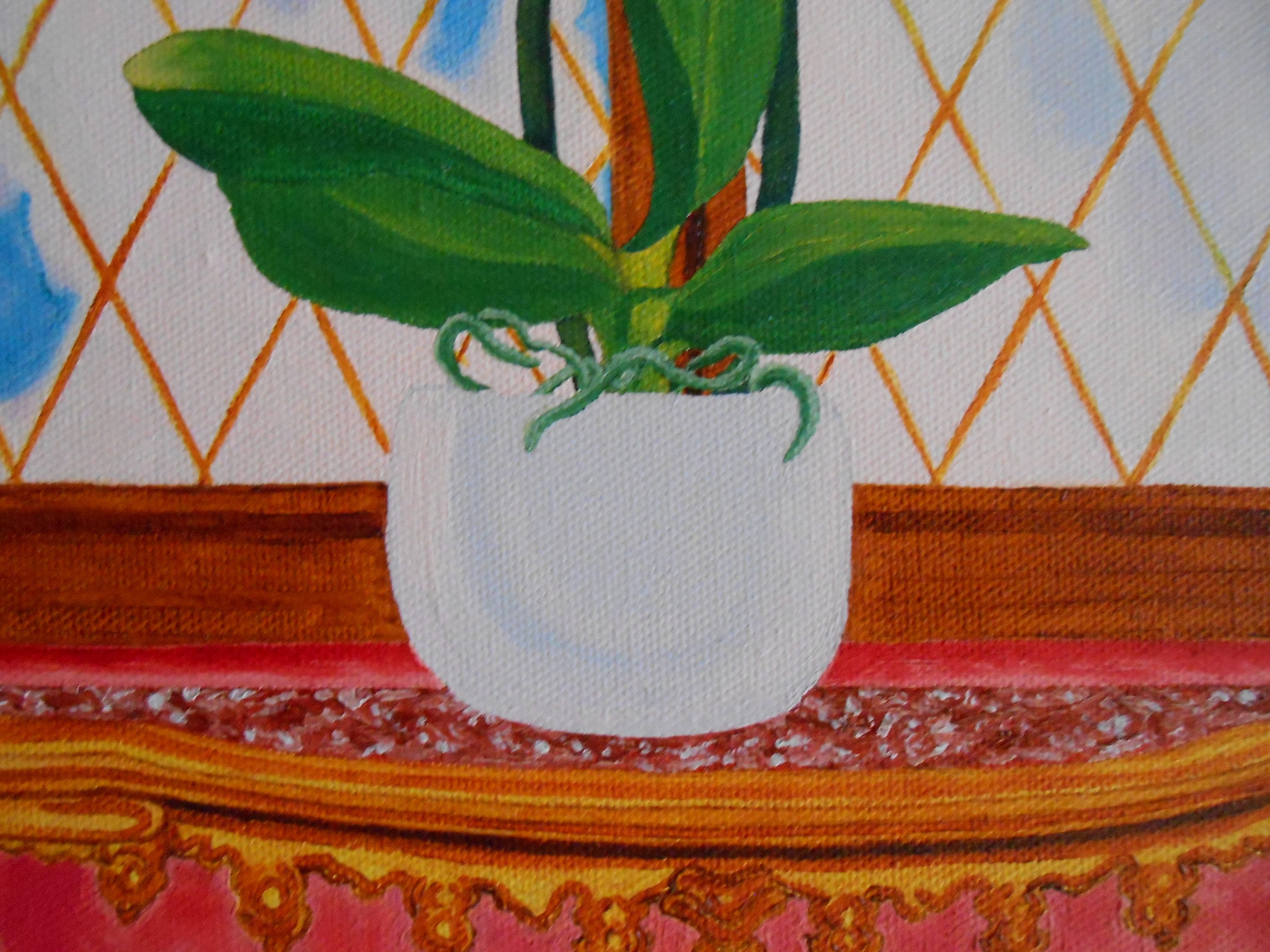 Posh Window Scene With Orchid - Etsy UK