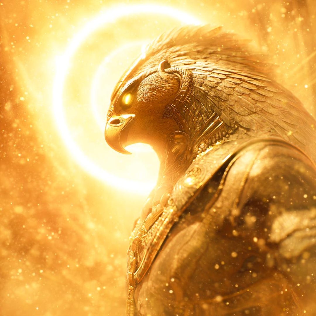 Pharaoh Power Embodiment | Horus Falcon Crown Attunement | Audio ...