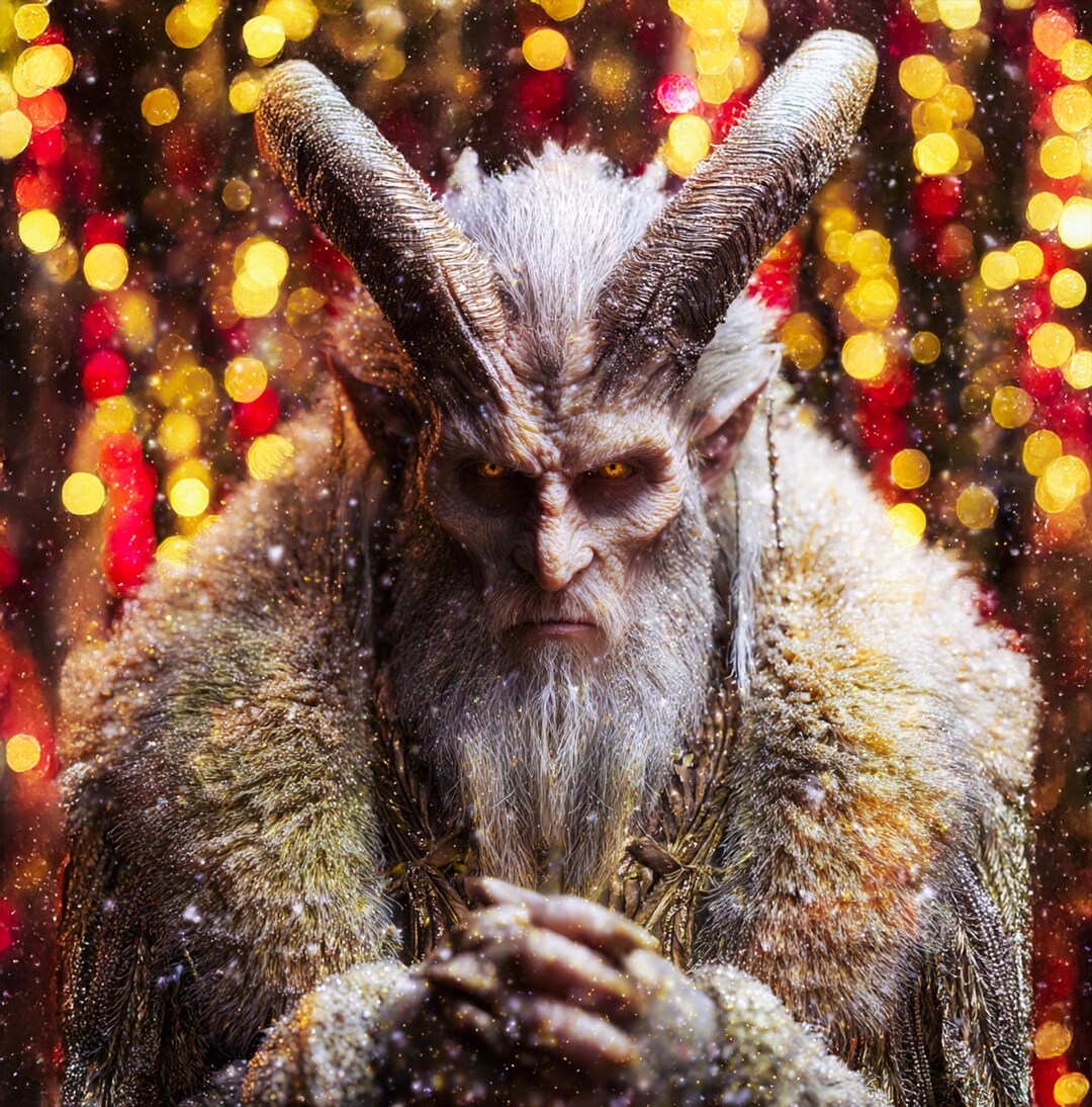 Krampus Goldroot - The Yuletide Horned Spirit of Shadowed Abundance ...