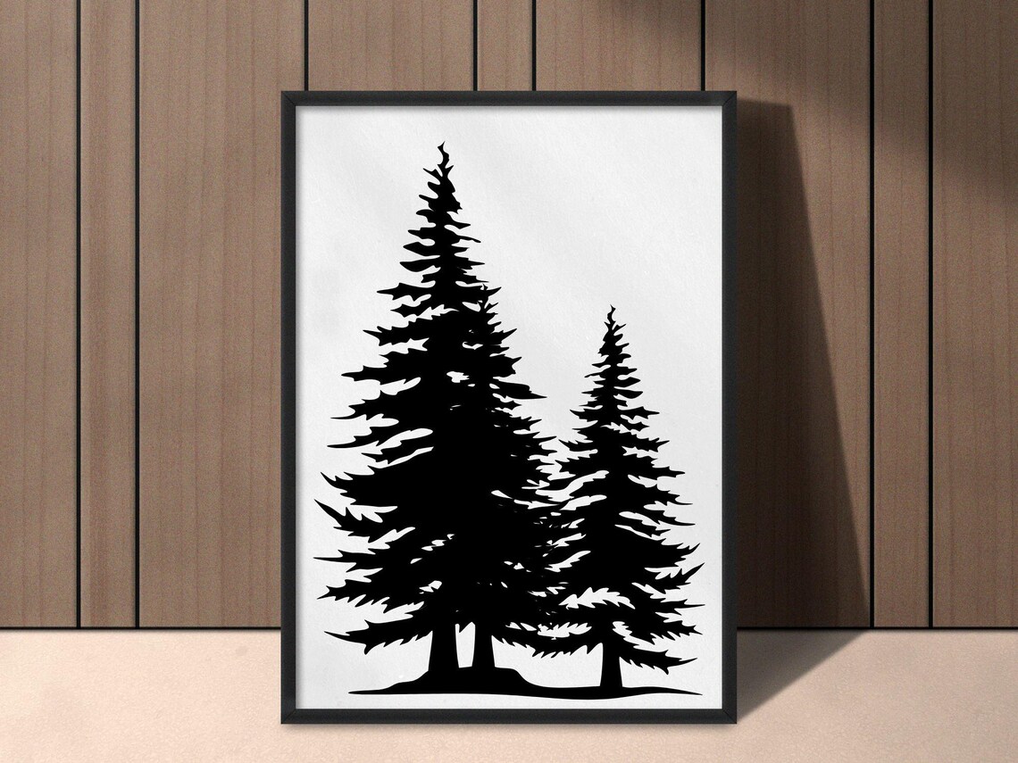 Pine Tree SVG Bundle, Forest Clipart (digital Download) - Etsy