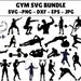 Gym Workout SVG Bundle, Fitness Clipart (digital Download) - Etsy