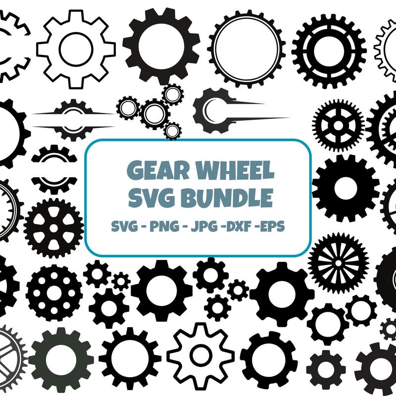 Dxf File for Gear - Etsy