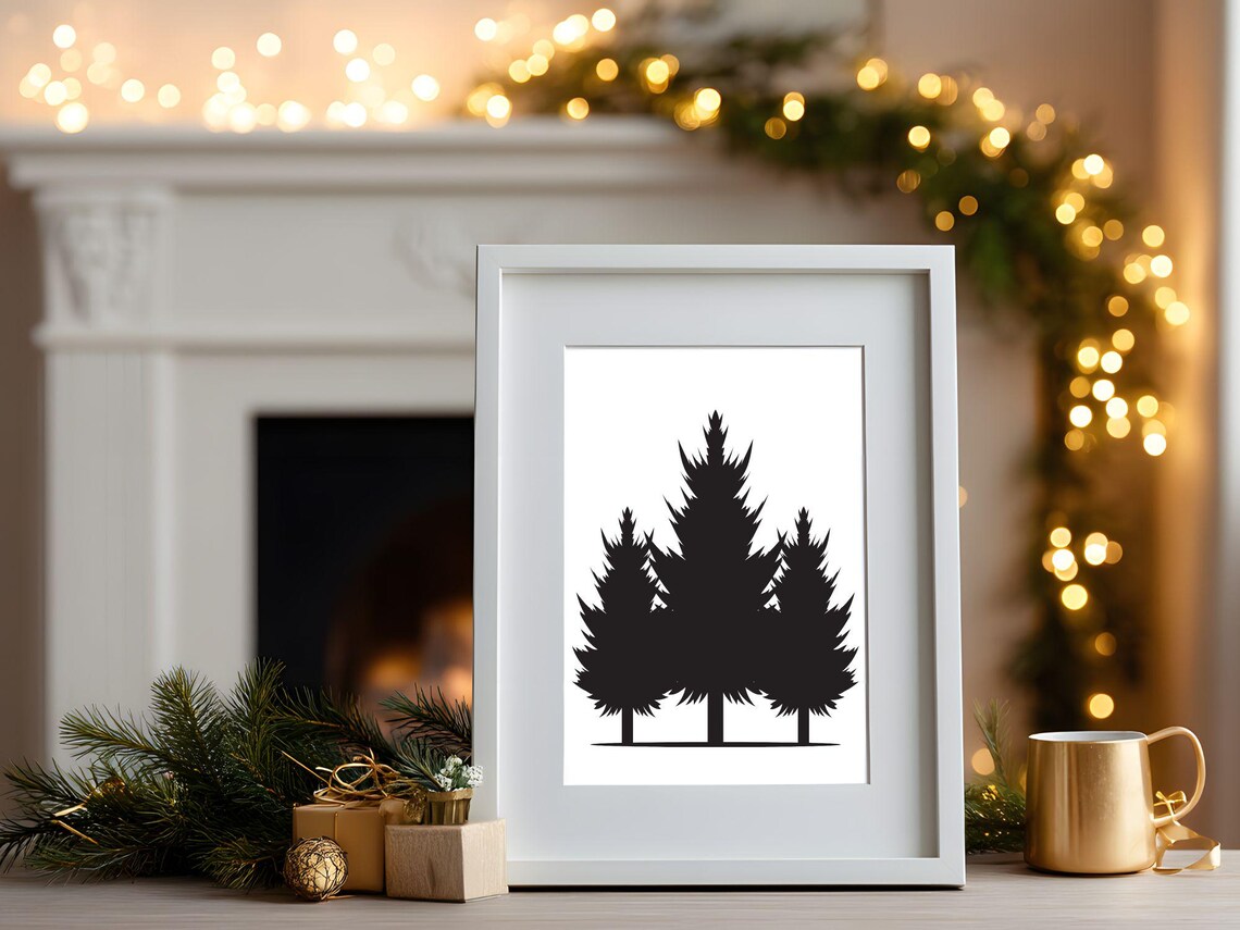 Pine Tree SVG Bundle, Forest Clipart (digital Download) - Etsy