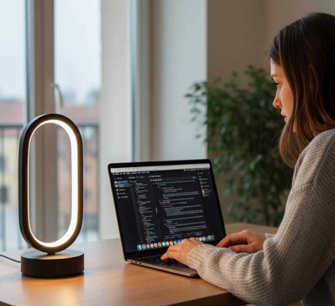 LED U-shaped Lamp – Modern Bedside Light | Decorative Night Lamp for ...