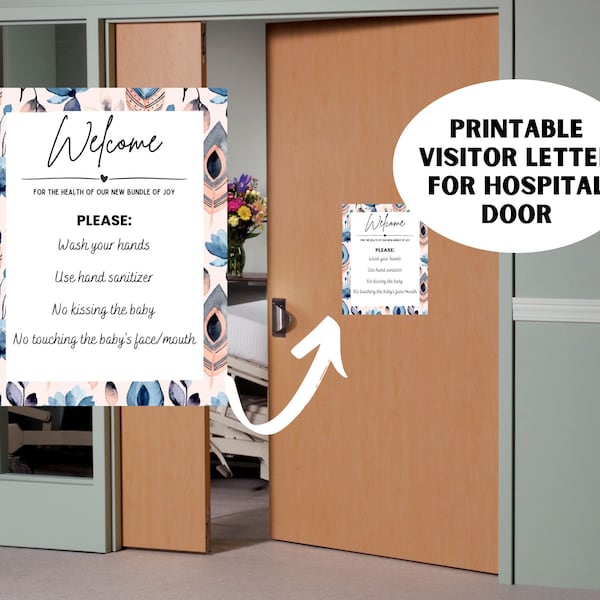 Hospital Rules for Visiting Newborn - Etsy
