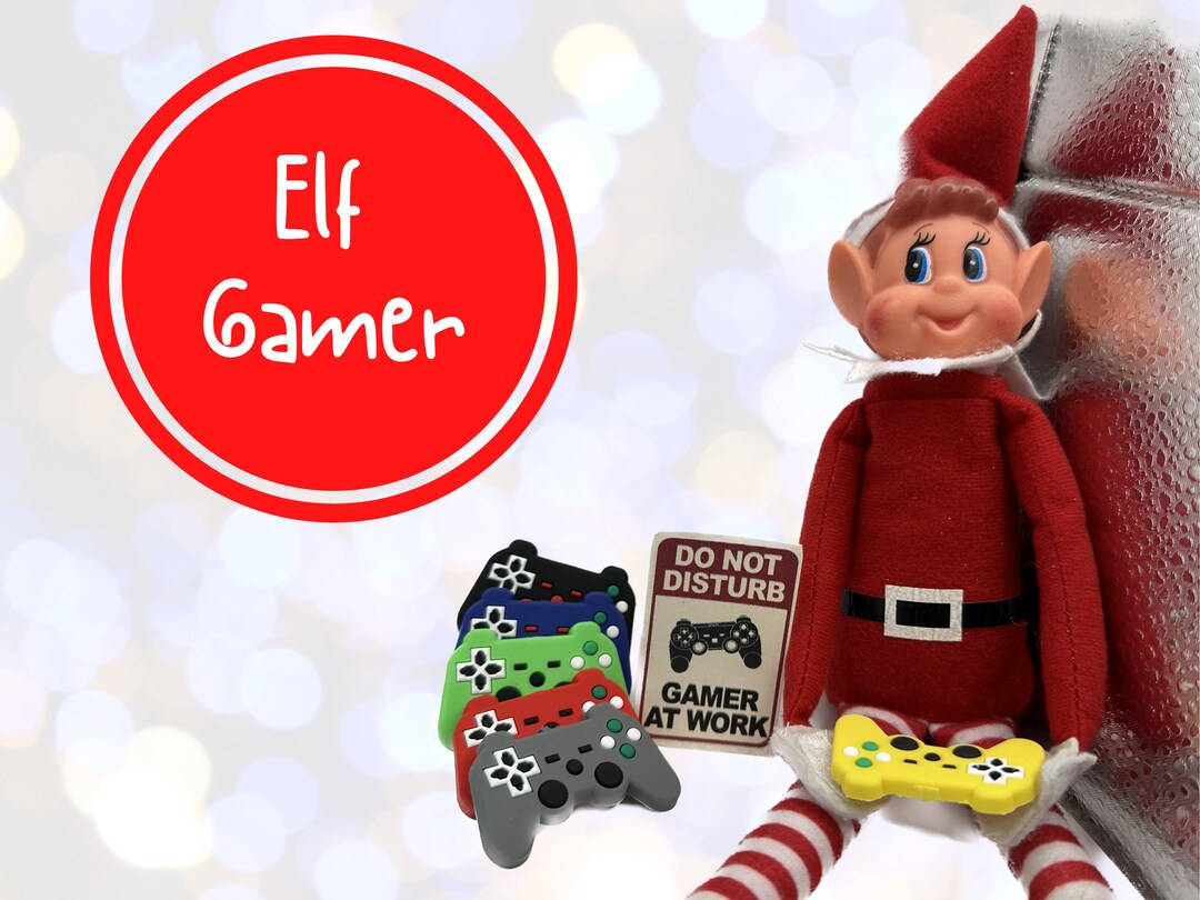 Christmas Elf Gamer Control Setup Prop Scene - Etsy