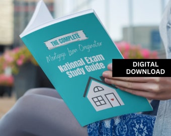 NMLS SAFE Mortgage Loan Officer Exam Study Guide MLO, Loan Officer ...