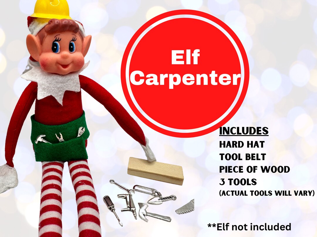 Elf Construction Worker Prop - Etsy