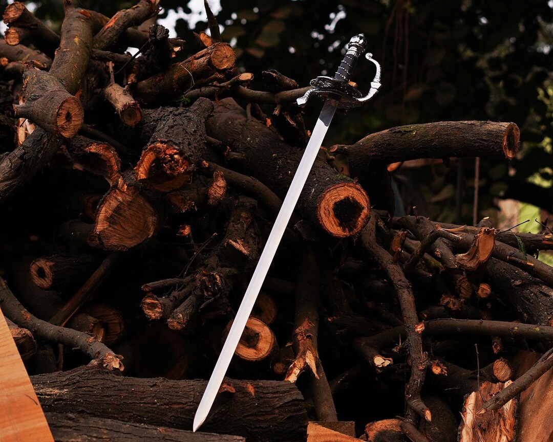 Handmade Legend of Zorro Rapier Replica: Stainless Steel Movie Sword ...