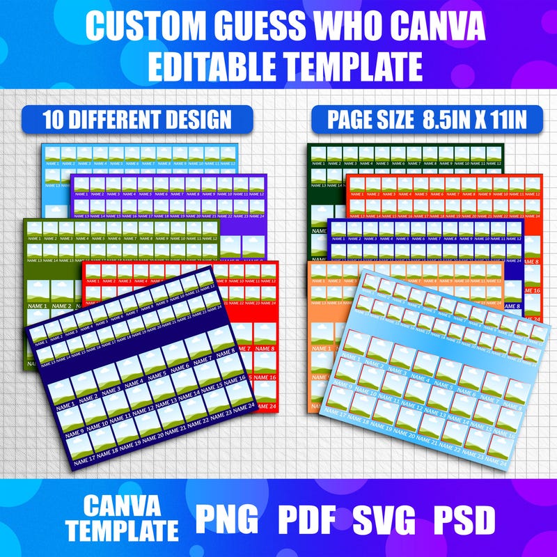 Custom Guess Who - Etsy